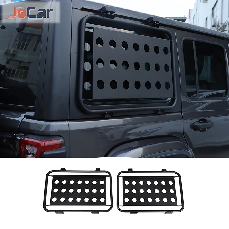Aluminum-alloy-Car-Rear-Window-Glass-Protective-Armor-Frame-Cover-For ...