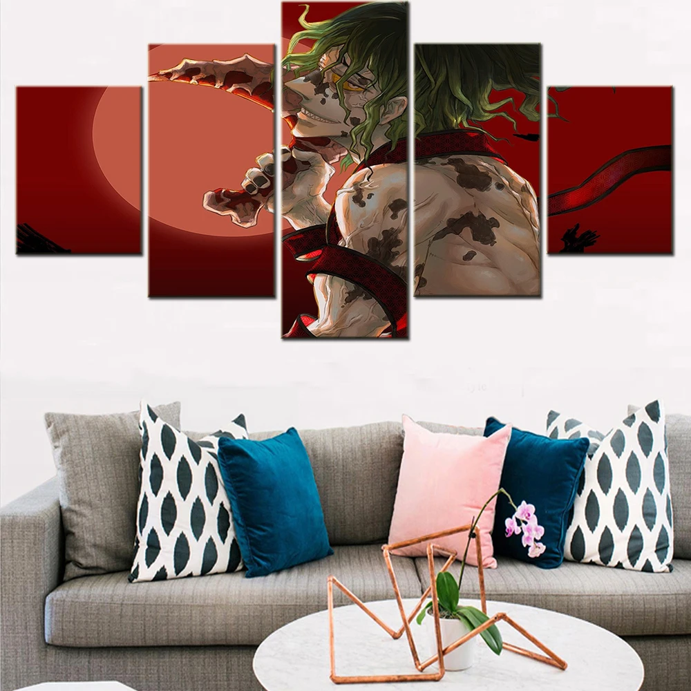 Tuval-boyama-duvar-sanat-5-par-a-japonya-Anime-eytan-Slayer-resimleri ...