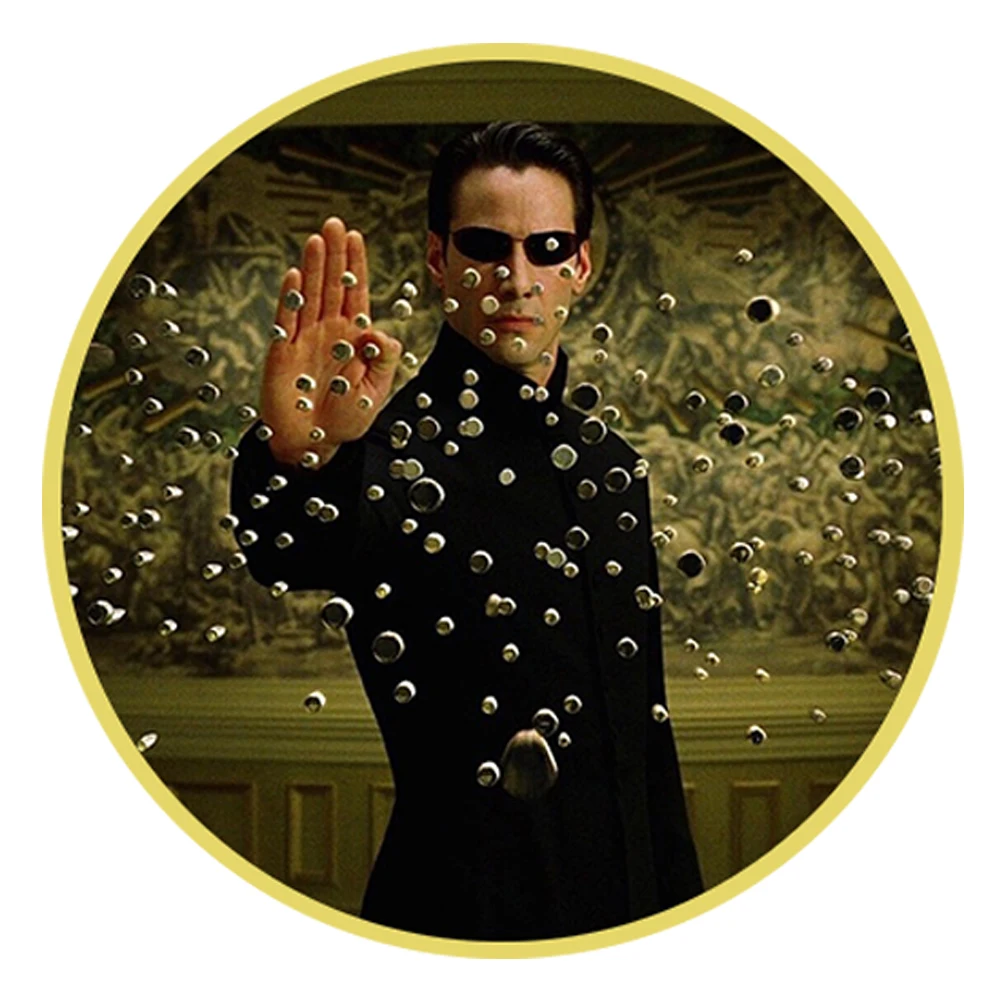 Keanu Reeves Matrix Bullets