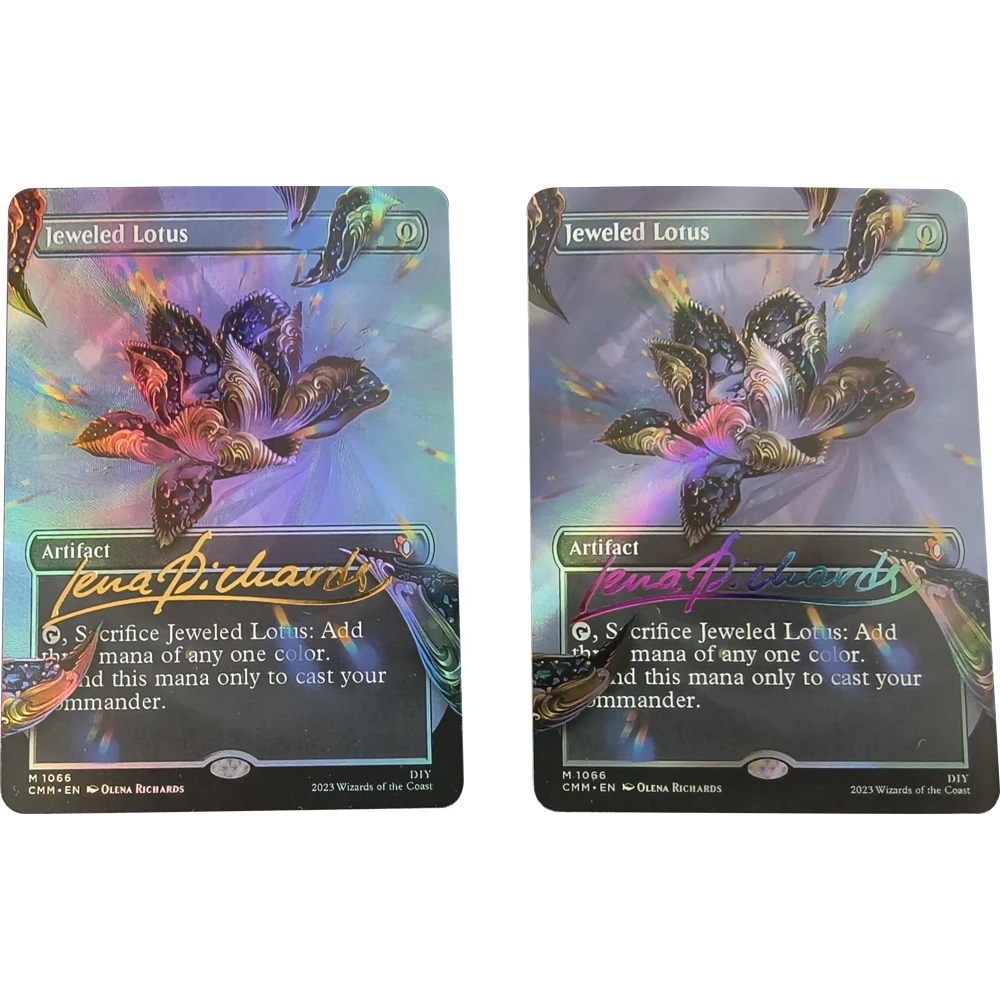 MTG-Artifact-Jeweled-Lotus-WS-Collection-Card-Signature-Card-Bronzing ...