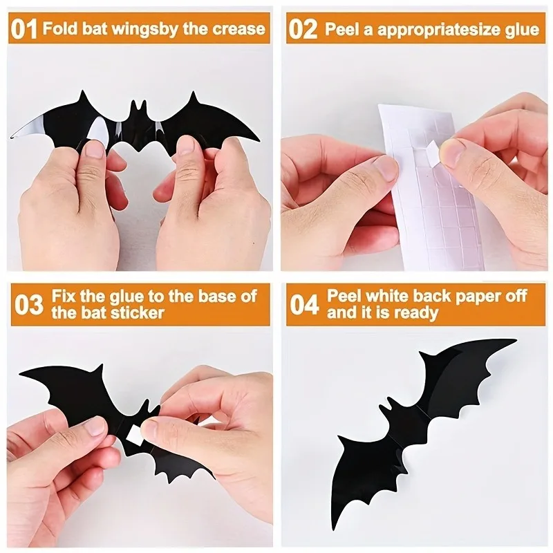 Black Bat Wall Stickers Set – Live In Style Co.