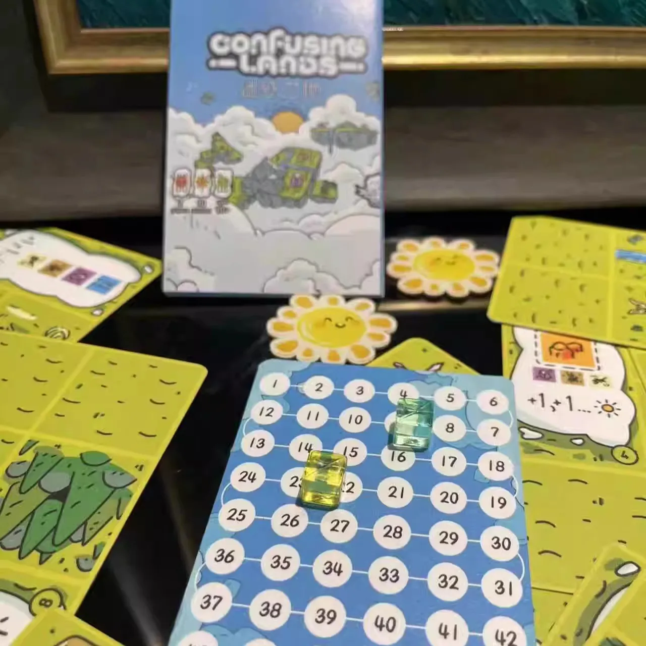 Confusing-Lands-Board-Game-2Players-Family-Party-Funny-Table-Game ...