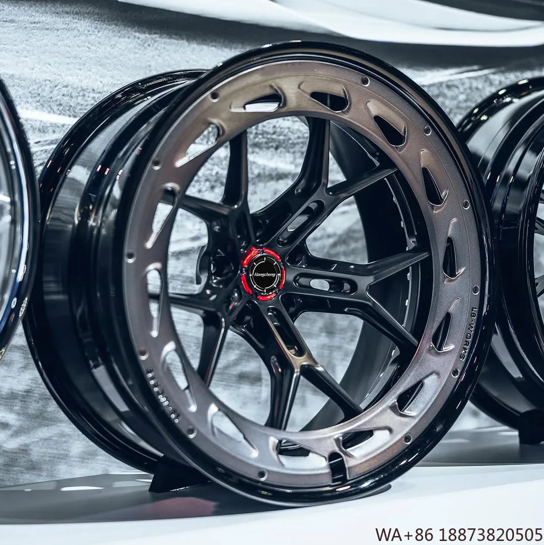 Custom 1 2 3 Piece Forged 5x112 5x114.3 5x120 Alloy Rims 15-26 Inch ...