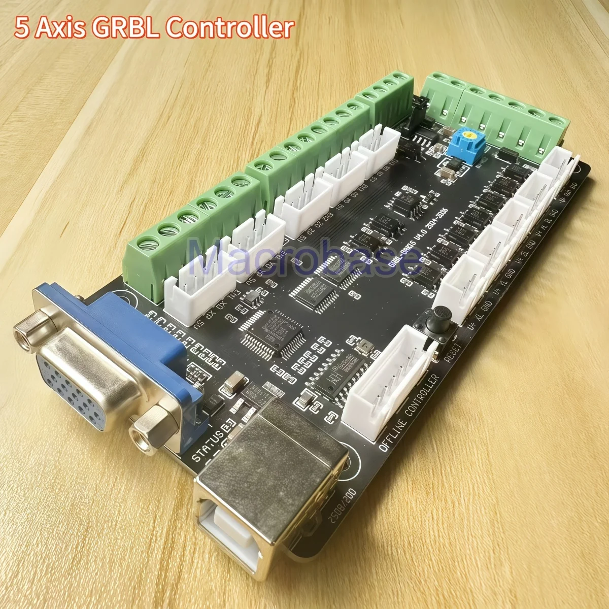 GRBL 5 axis controller 32 bits ARM cnc shield offline lcd display ...