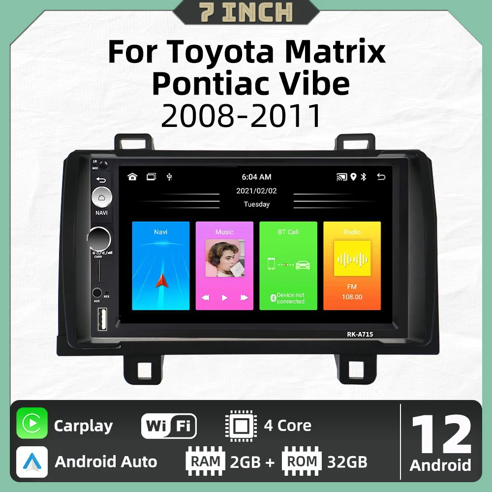 Carplay-Stereo-for-Toyota-Matrix-Pontiac-Vibe-2008-2011-Car-Radio-7 ...
