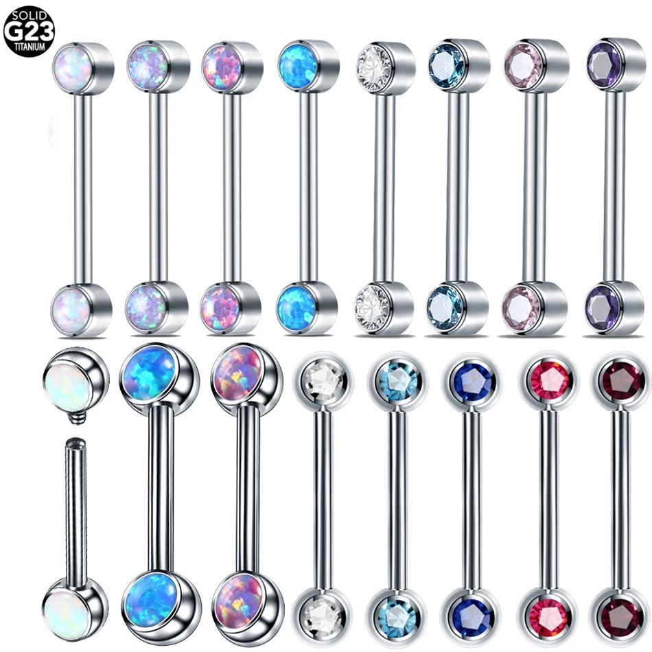 10Pcs-lot-G23-Titanium-Double-Ball-Tongue-Ring-Internally-Threaded ...