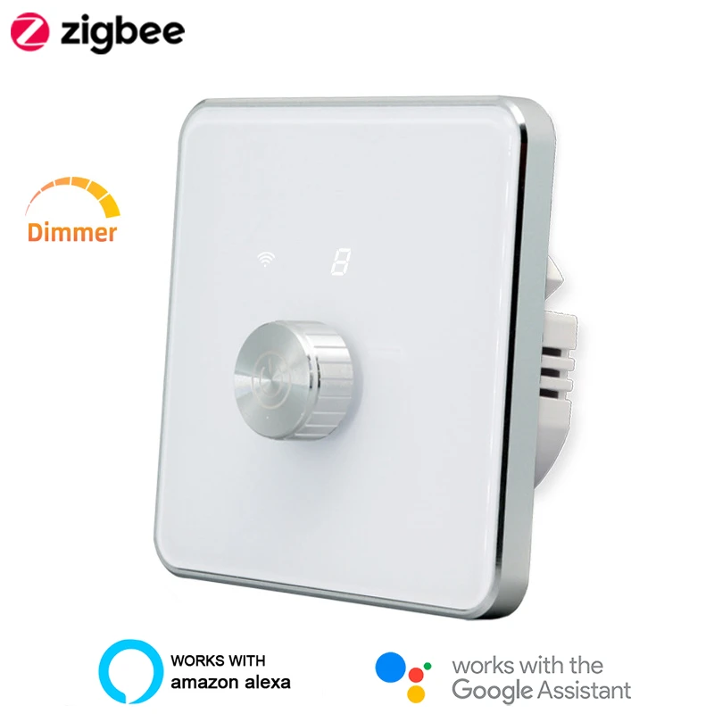 Light Switch Zigbee Lonsonho | Zigbee Dimmer Switch Rotary - Smart Knob Dimmer Switch - Aliexpress