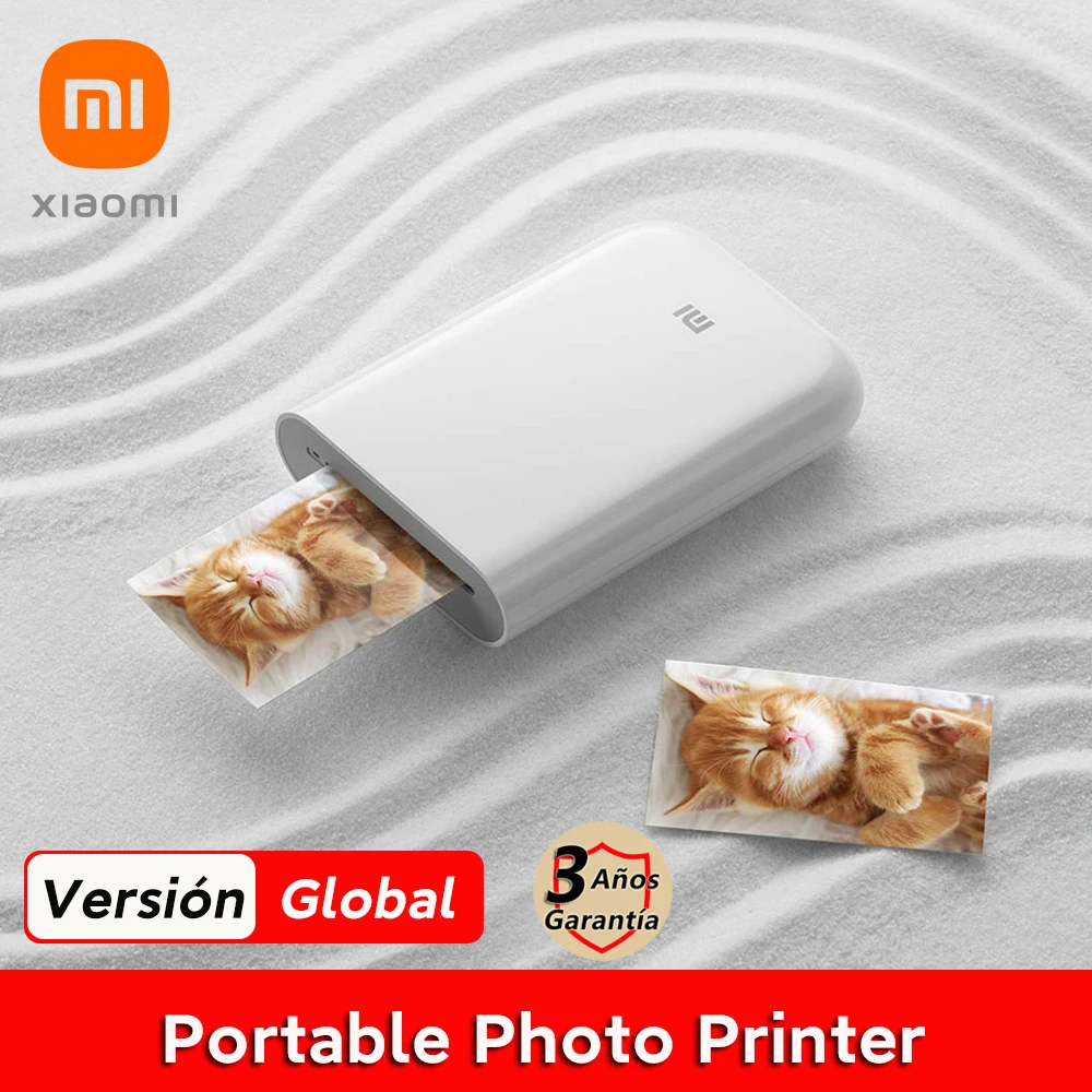 Xiaomi Mi Portable Photo Printer Bluetooth 5.0 Thermal Label Printer ...