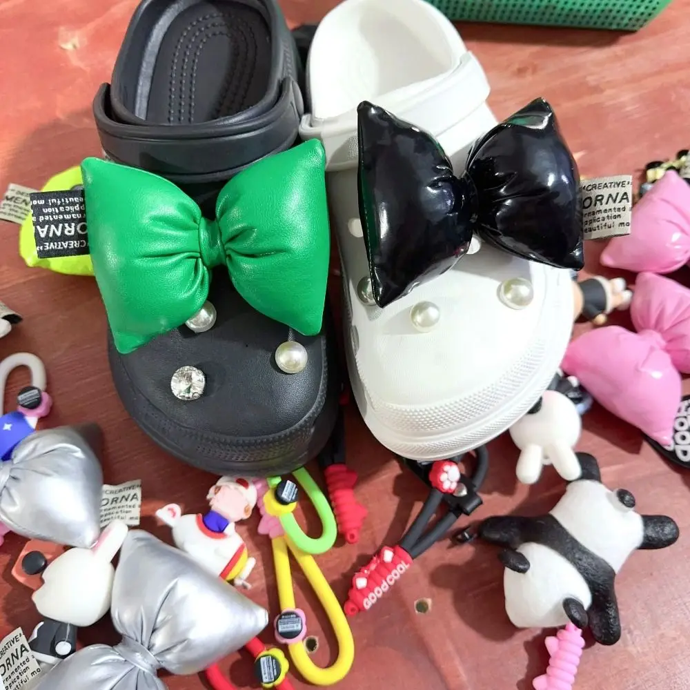 Cute-All-match-Shoe-Charms-for-Crocs-DIY-Candy-Colors-Bow-Detachable ...