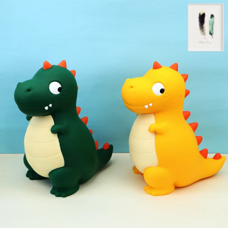 Dinosaur Piggy Bank Plastic Lined, Fall Proof Can Be Saved and ...