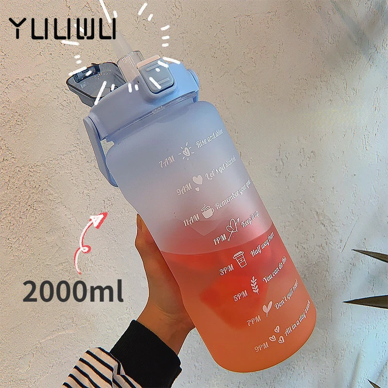 2-Liters-Water-Bottle-Motivational-Drinking-Bottle-Sports-Water-Bottle ...
