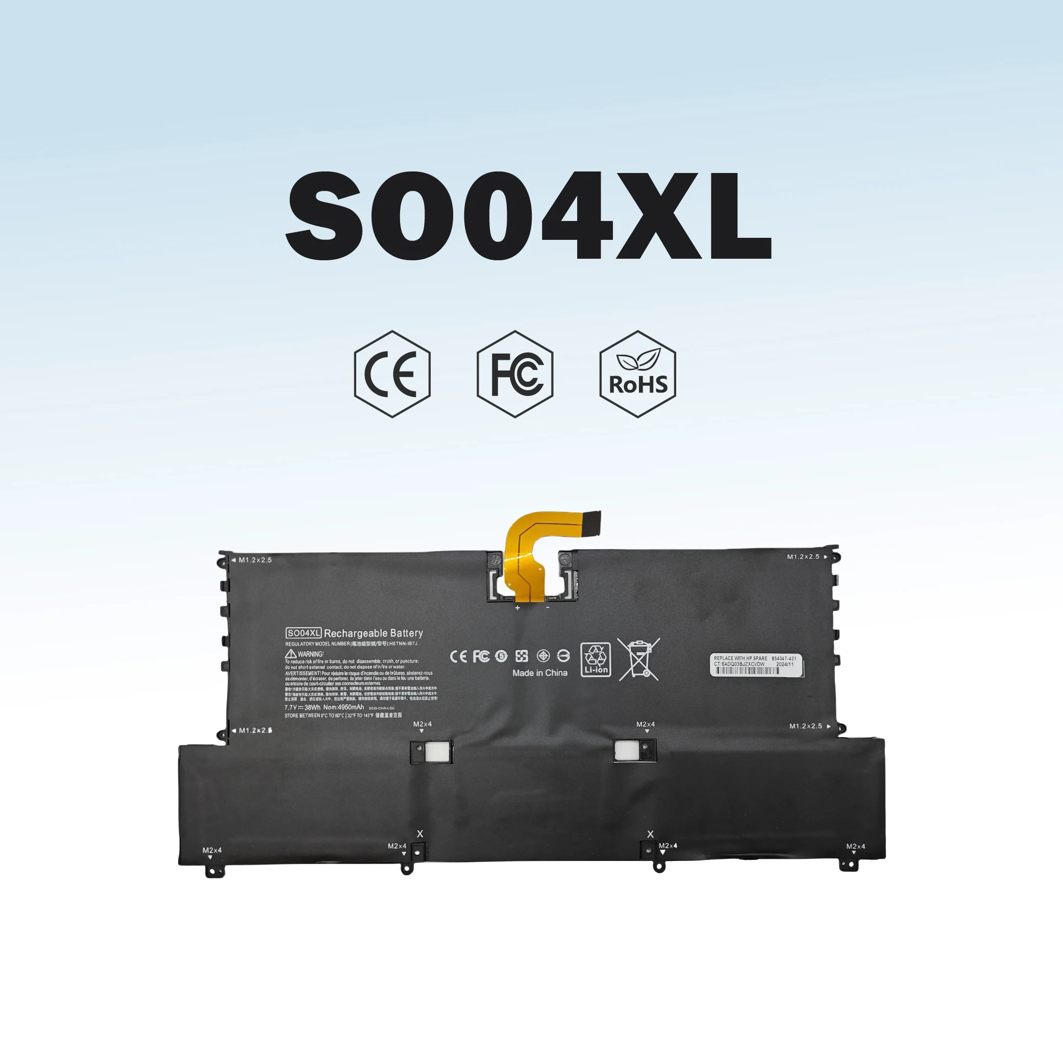 SO04XL Laptop Battery Compatible with Hp Spectre 13 13-V016TUSeries ...