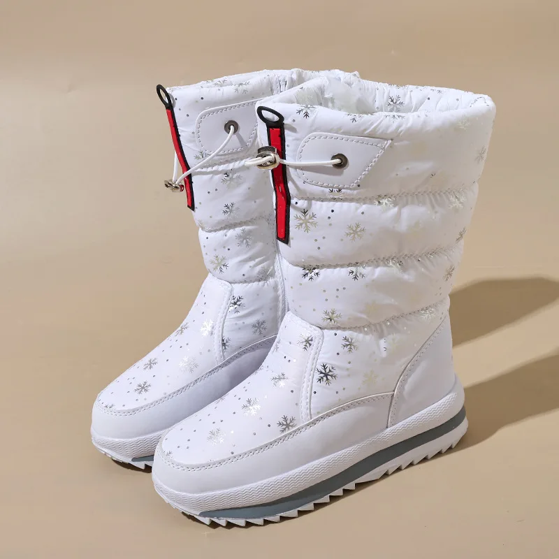 Botas-de-invierno-para-mujer-botas-de-nieve-con-plataforma-impermeables ...