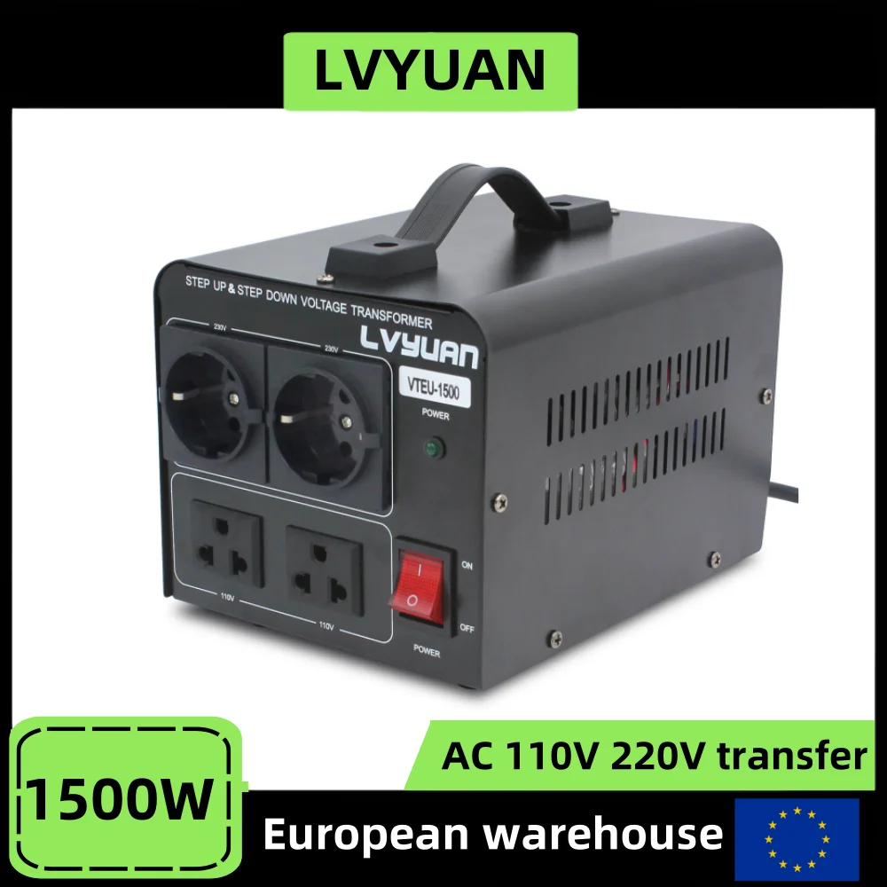 1500W-Voltage-Transformer-Raise-Decrease-Voltage-Japan-US-Standard ...