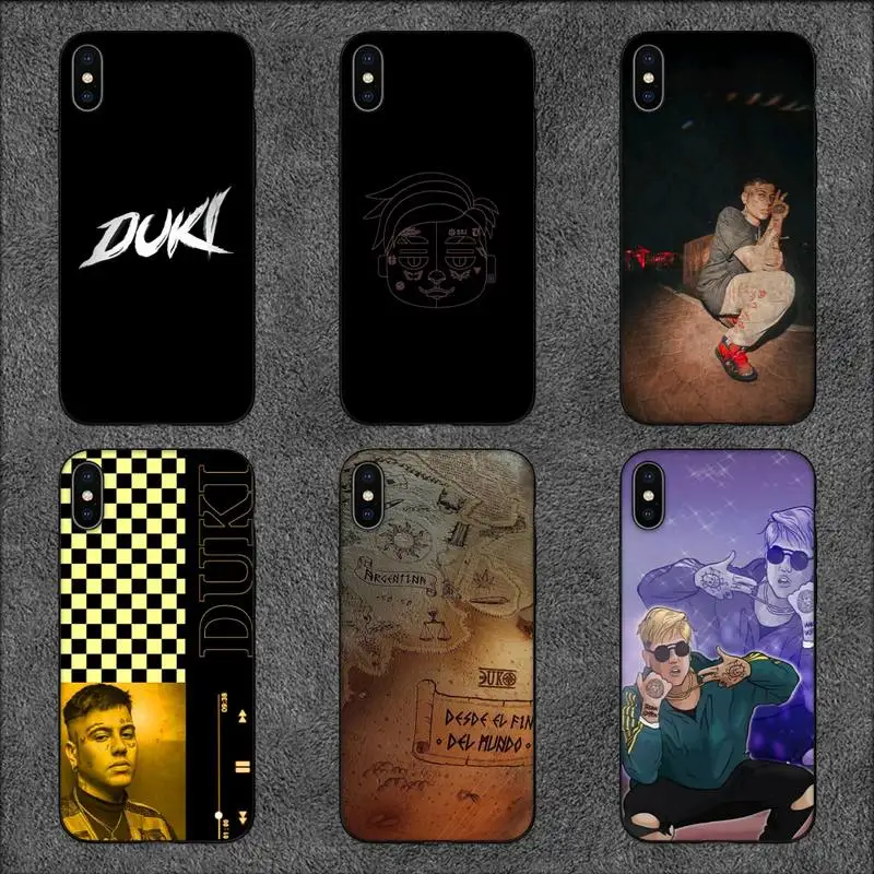 Funda-de-tel-fono-rapero-Duki-carcasa-para-iPhone-11-12-Mini-13-14-Pro ...