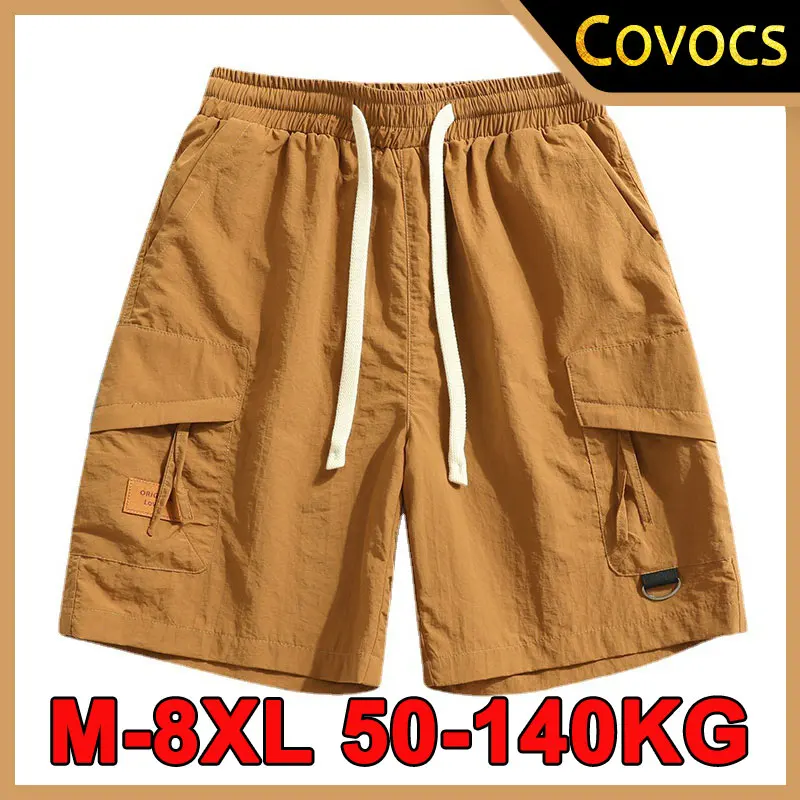 Men Summer Cargo Shorts Plus Size 8XL 7XL 6XL Outdoor Shorts Multi ...