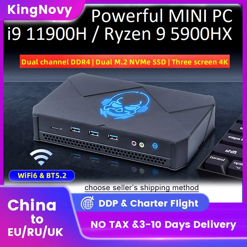 Kingnovy – Mini Pc Gaming I9 11900h, I7 11800h, Nuc, Ordinateur De ...