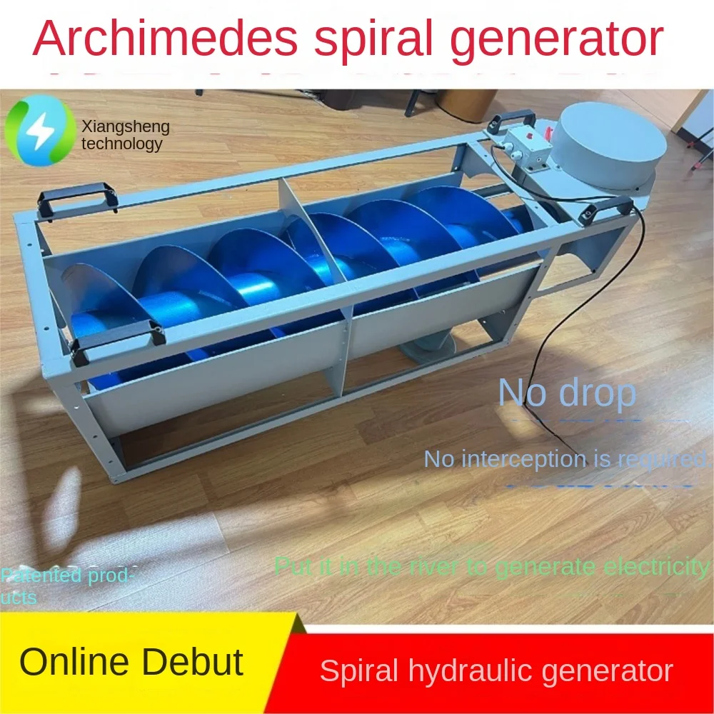 Archimedes-Spiral-Hydroelectric-Generator-1500-Watt-High-power ...