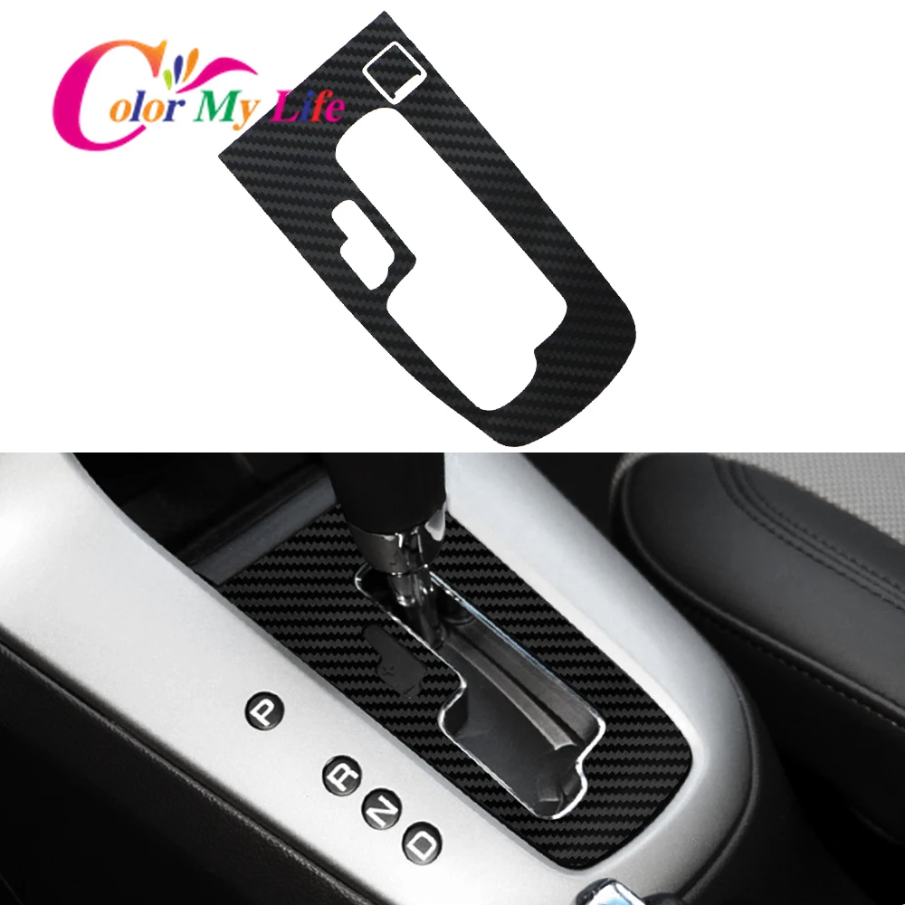 Carbon Fiber Car Gear Head Shift Panel Cover Sticker for Chevrolet ...
