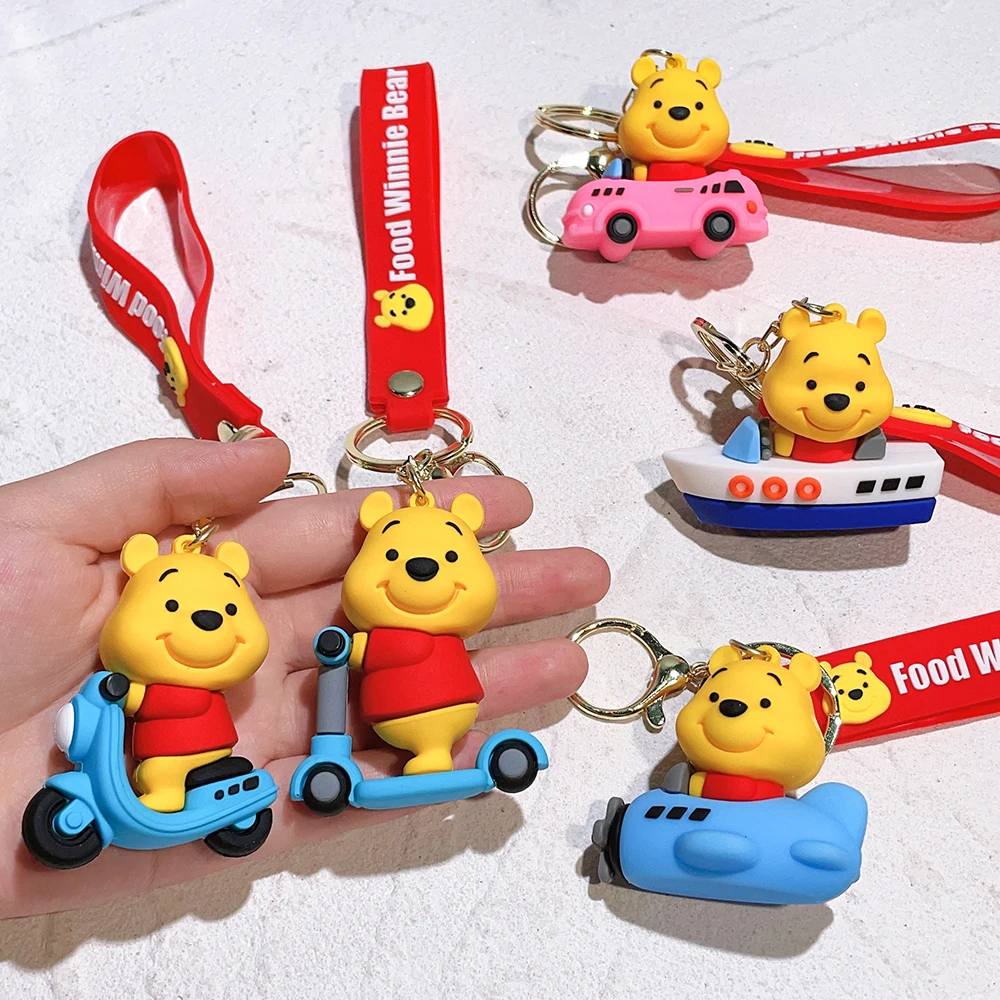 Pooh-Bear-Keychain-Cartoon-Winnie-the-Pooh-Cute-Doll-Keyring-Fashion ...