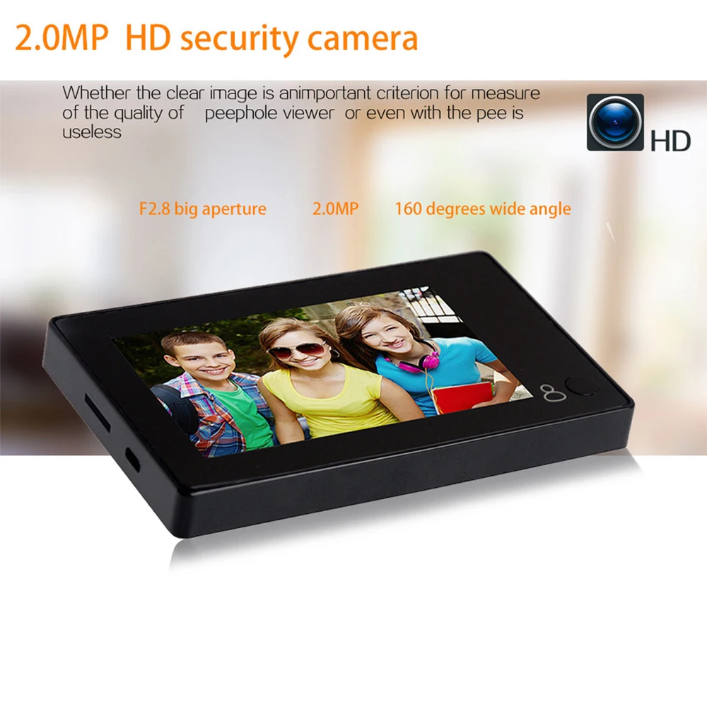 Peephole Camera V380 Door Eye Hole Camera 1080P HD Mobile Detection ...