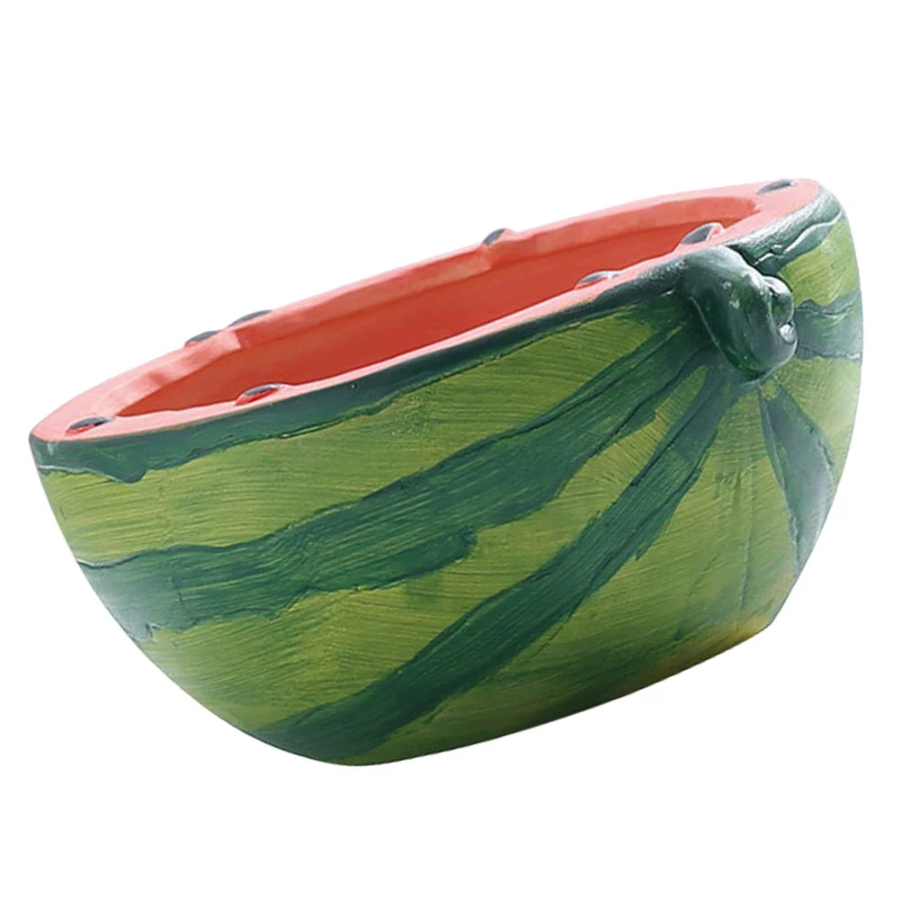 Watermelon-Flower-Pot-Shaped-Planter-Outdoor-Landscape-Decor-Ceramics ...