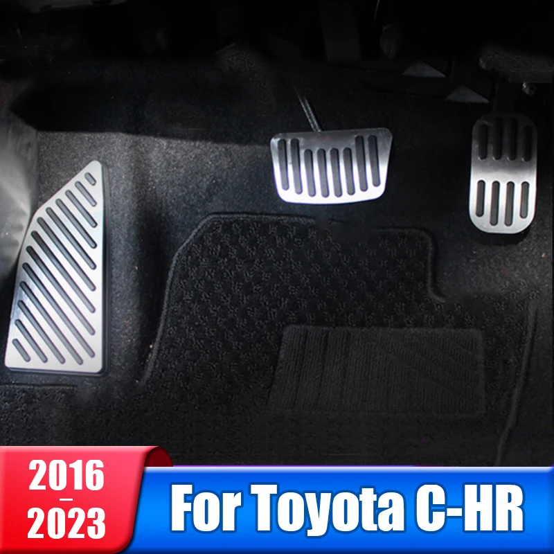 Car-Fuel-Accelerator-Brake-Rest-Foot-Pedals-Cover-For-Toyota-C-HR-CHR ...