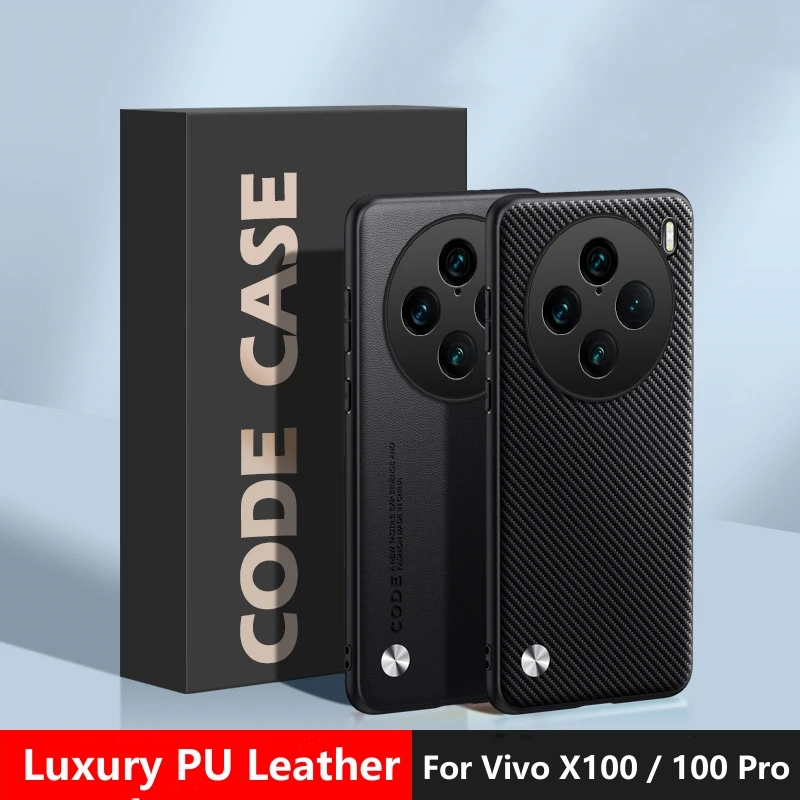 For-Vivo-X100-Pro-Case-Luxury-PU-Leather-Back-Cover-For-Vivo-X-100-X90 ...
