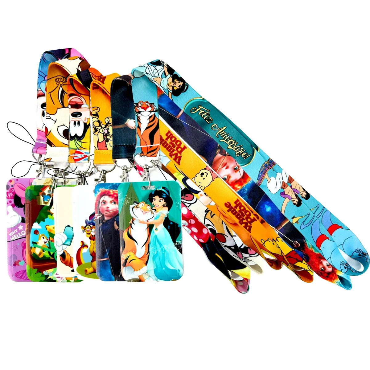 Disney-s-Credential-Holder-Mickey-Mouse-Lanyard-Bear-Phone-Rope-ID-Card ...