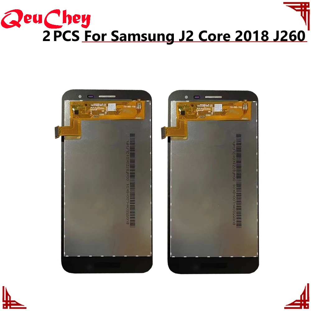 삼성 갤럭시 J2 코어 2018 J260 J260M J260F J260G LCD 디스플레이 + 터치 스크린 디지타이저 어셈블리 ...
