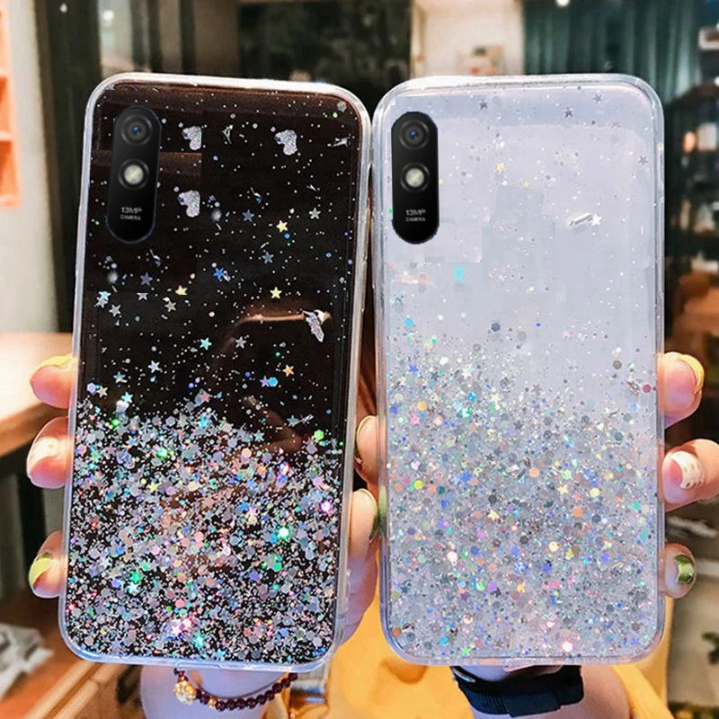 For-redmi-9A-9-A-9-A9-redmi9A-Back-cover-CAPA-Bling-Glitter-Phone-Case ...