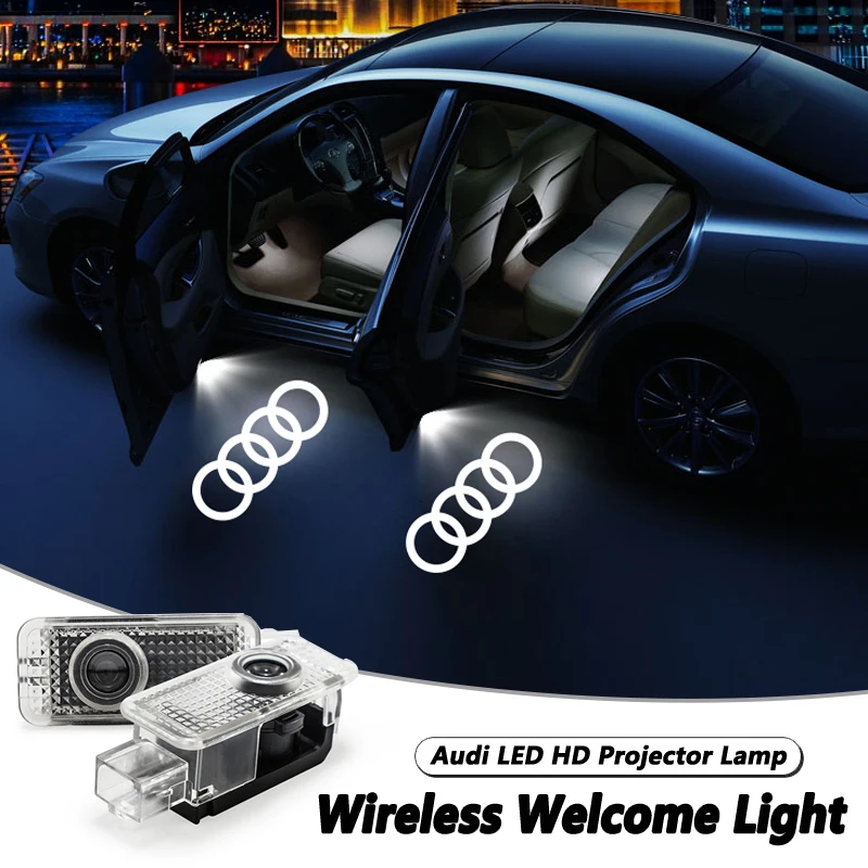Car-Door-Wireless-Welcome-Light-LED-HD-Projector-Lamp-Decoration-For ...