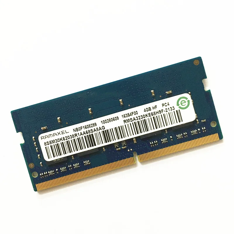 RAMAXEL DDR4 4GB 2133MHZ SODIMM Laptop Memory 1.2V - Computercyber.com