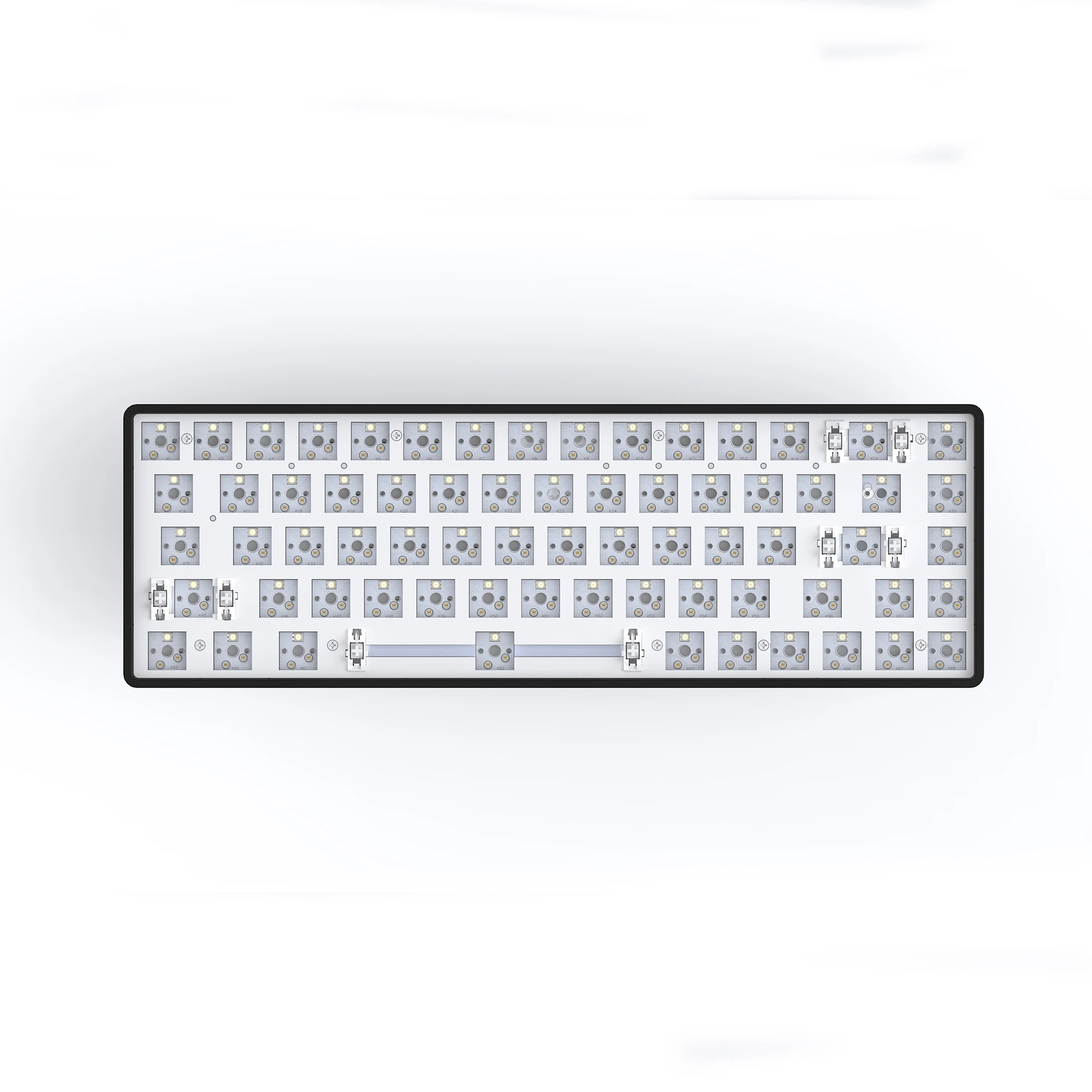 ZUOYA-68-key-Hot-Swap-Mechanical-Keyboard-Kit-wired-Type-C-RGB ...