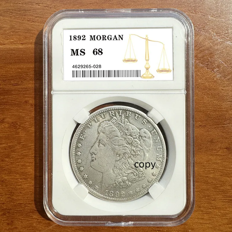 US-1892-Morgan-1-Dollar-Vintage-Coinning-For-Collector-Commemorative ...