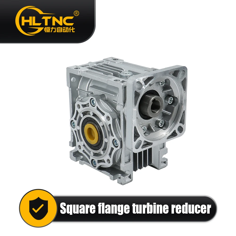 NMRV040 Square Flange Worm Reducer 86*86 Input 14mm Output 18mm Ratio 5 ...