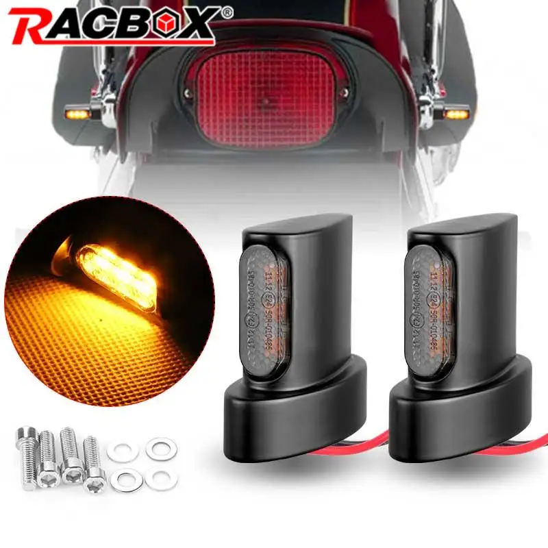 12V-Motorcycle-Rear-Turn-Signal-Amber-3-LED-Blinker-Light-E-Mark-Smoked ...