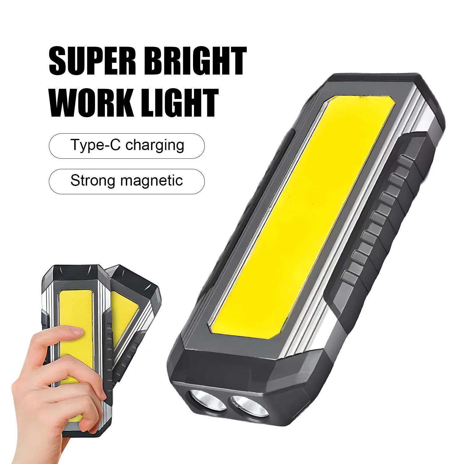 High-Power-Rechargeable-Led-Flashlight-Led-Work-Light-Camping-Long-Lasting-Rechargeable-Lamps ...