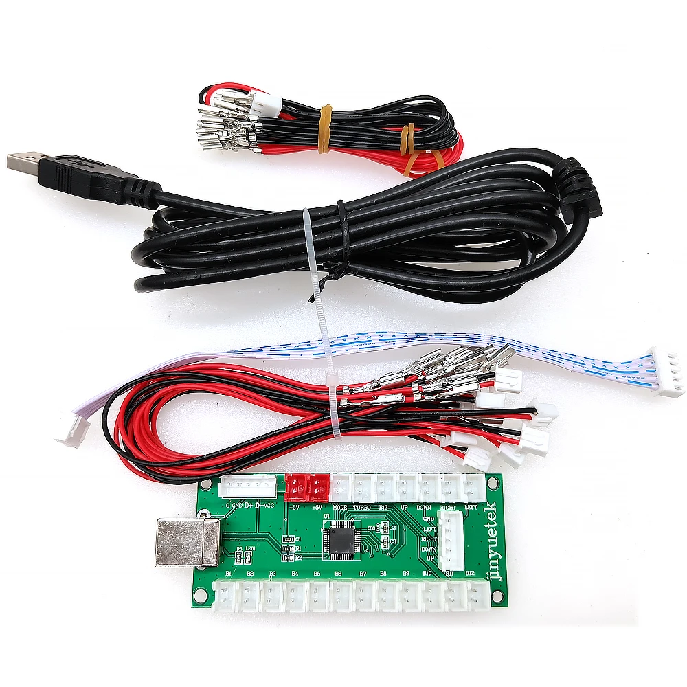 Kit Arcade Machine Zero Delay Usb Board Sanwa Joystick Encoder To Pc ...