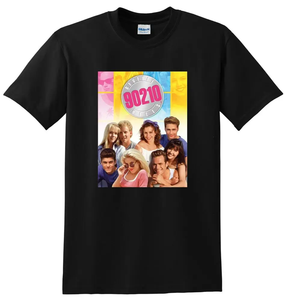 BEVERLY-HILLS-90210-T-SHIRT-Season-Poster-Tee-For-Men-Clothing-Women ...
