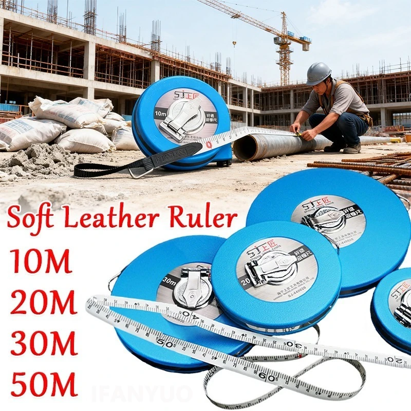 New Resilient Fiber Waterproof Tape Measure 10m20m30m50m Soft Tape ...