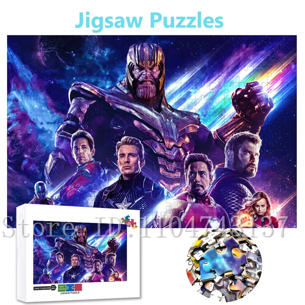 Películas de Disney vengadores Endgame Puzlles 108/200/300/500/1000 ...