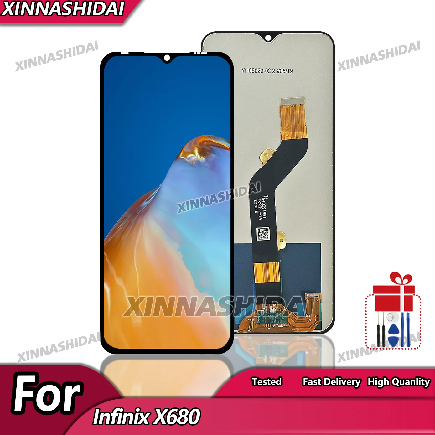Pantalla LCD New For infinix Hot 9 Play X680 X680B LCD Display Screen ...