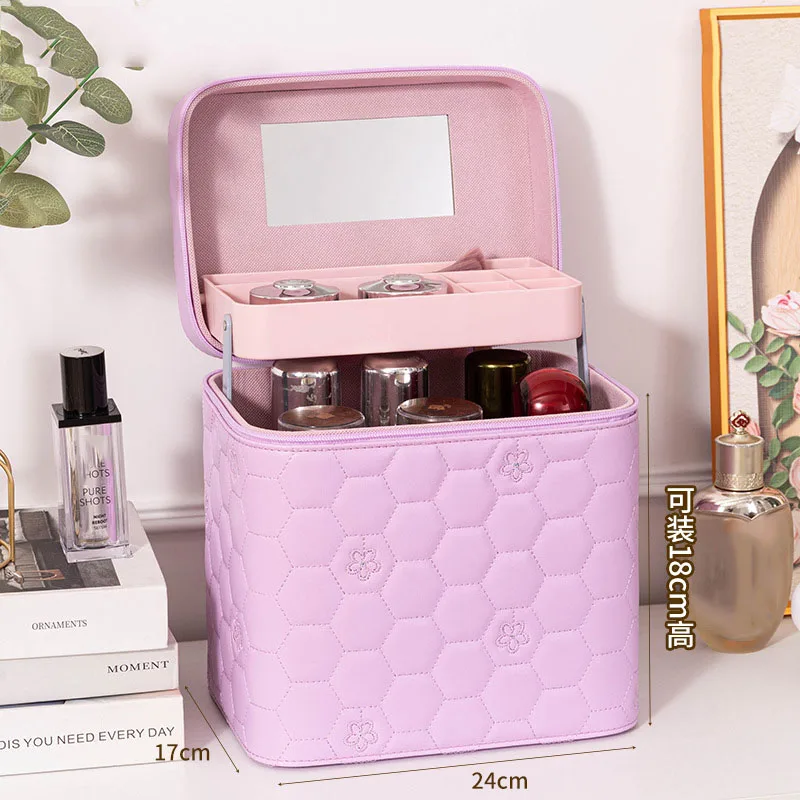 Large Capacity Multi-layer Women's Cosmetics Bag Travel Multiple ...