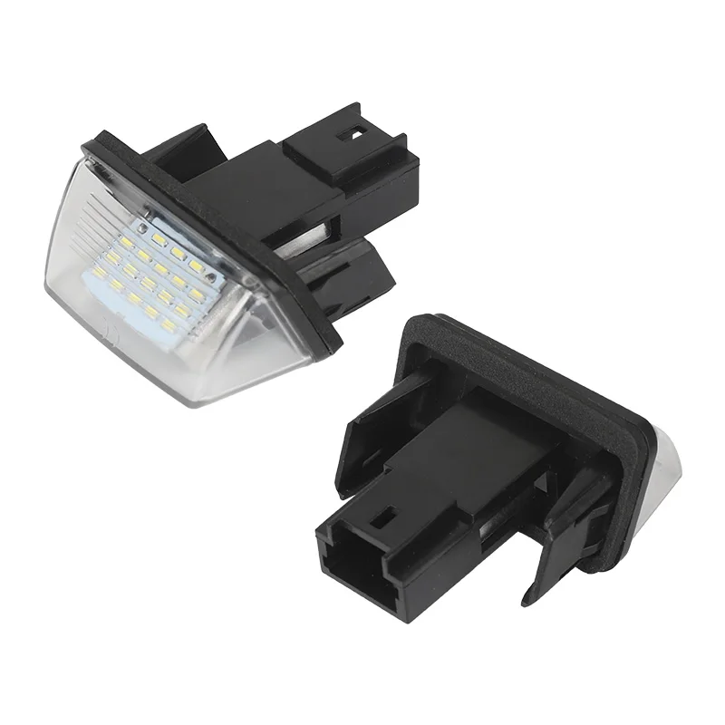 2pc LED License Number Plate Light For Citroen C3 C4 C5 Berlingo Saxo ...