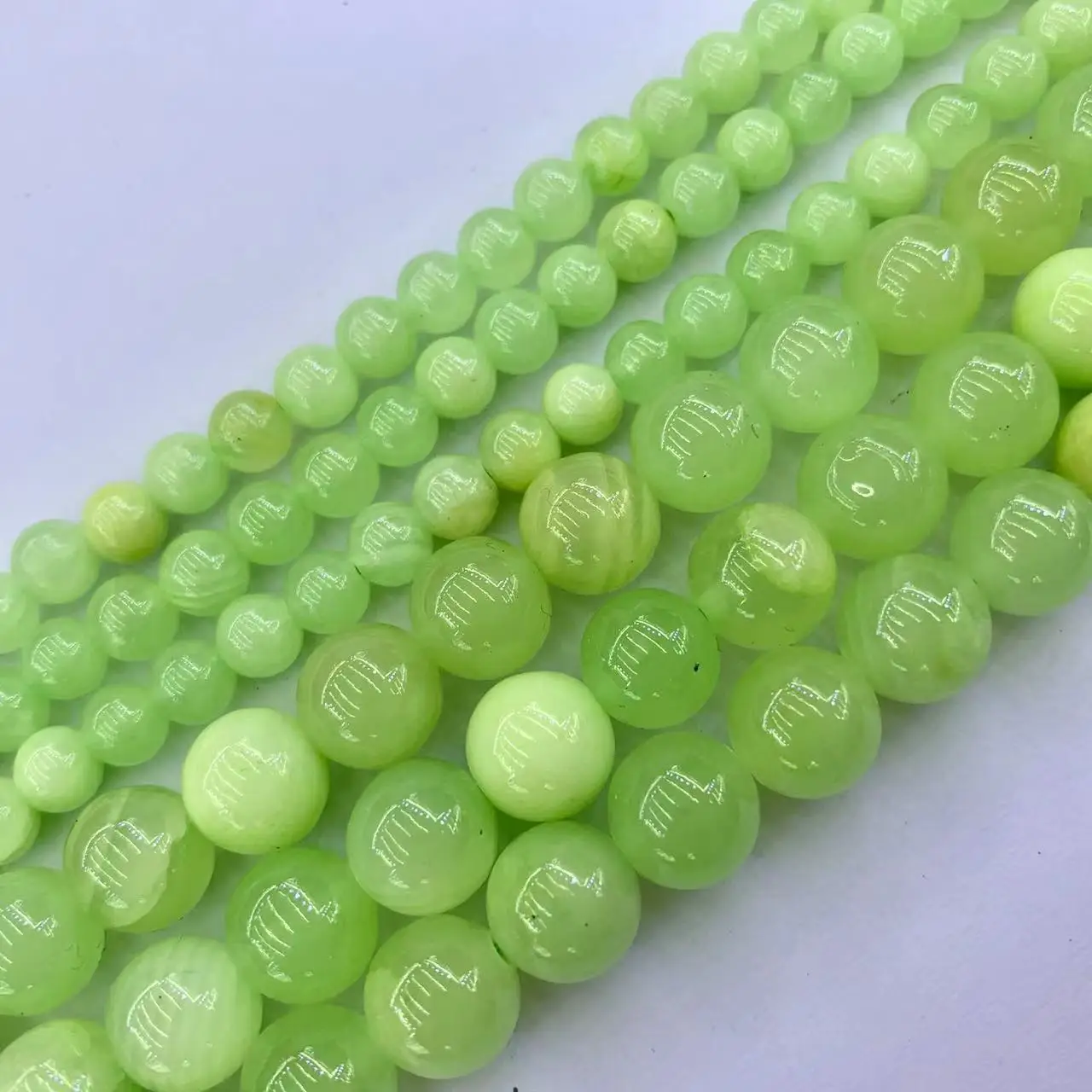 Blue-Gypsum-Jade-Stone-Beads-6mm-8mm-10mm-Natural-Gemstone-DIY-Loose ...