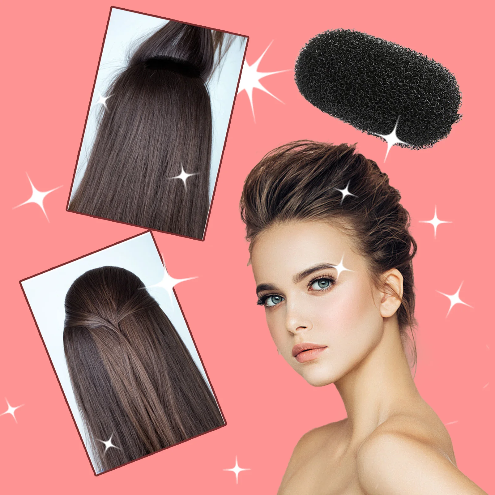 Hair-Volume-Increase-Pad-BB-Clip-Hair-Sponge-Pad-Styling-Hair-Maker ...