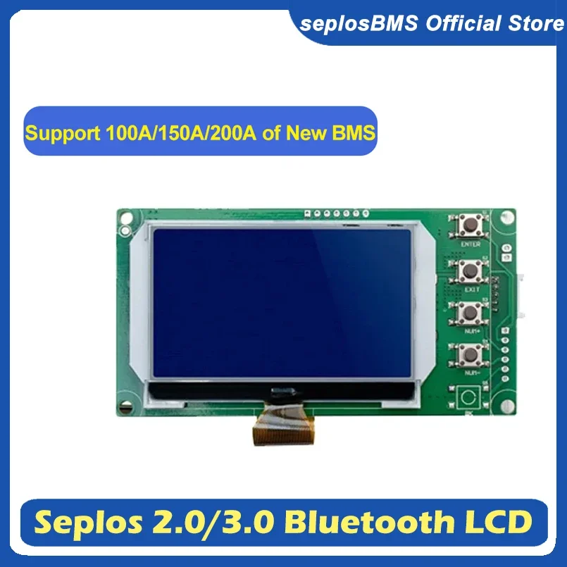 Seplos New Bluetooth LCD 2.0/3.0 LCD Inverter BMS Communicate With ...