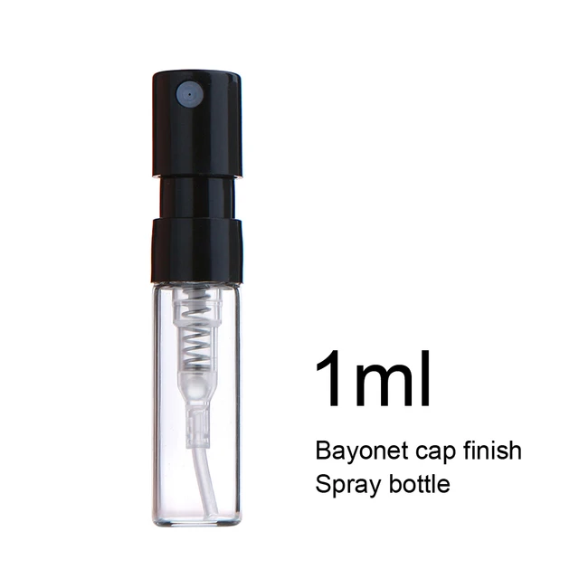 100 pcs/Lot 1ml Mini Bayonet Glass Bottles Fragrance Sample Tester ...