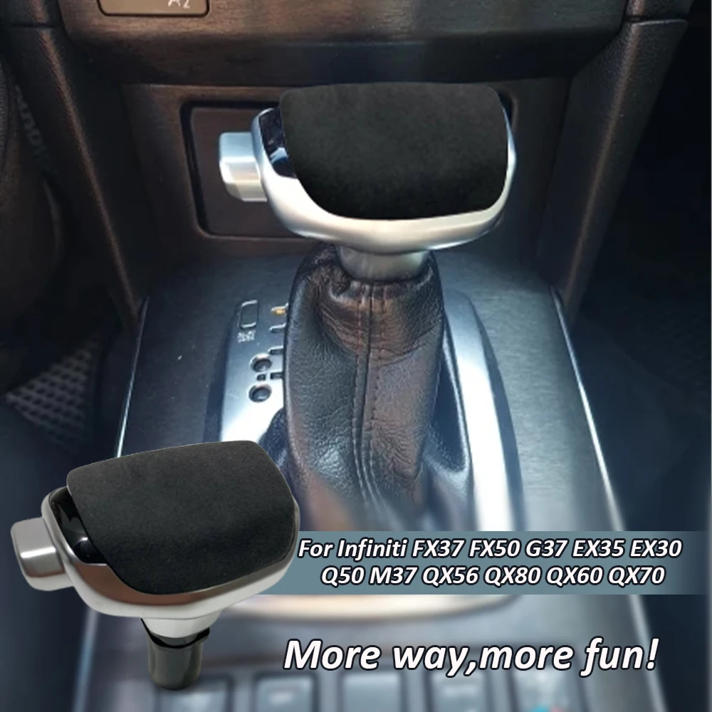 Auto Suede Gear Shift Knob Handle Lever Shifter for Infiniti FX37 FX50 ...